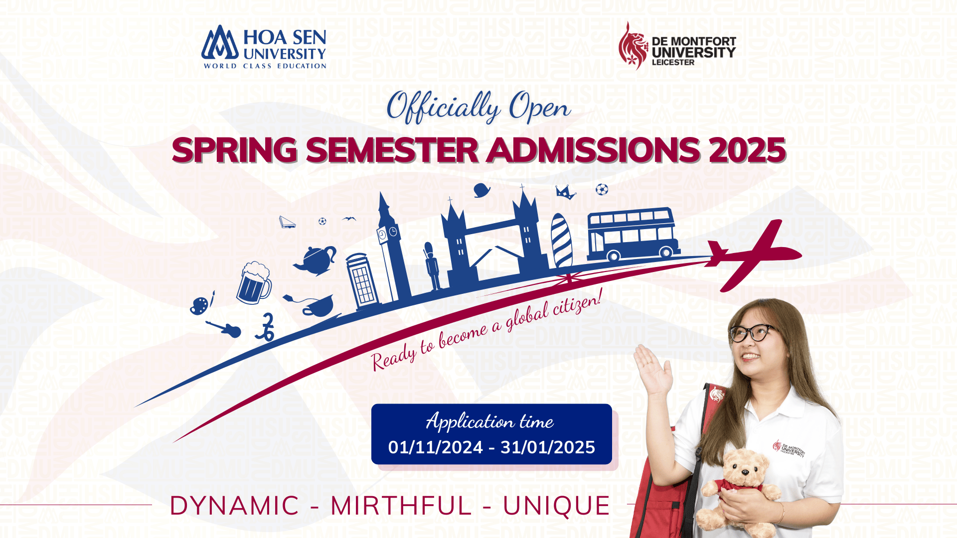 Open Admissions for Spring Semester 2025 at De Montfort University ...