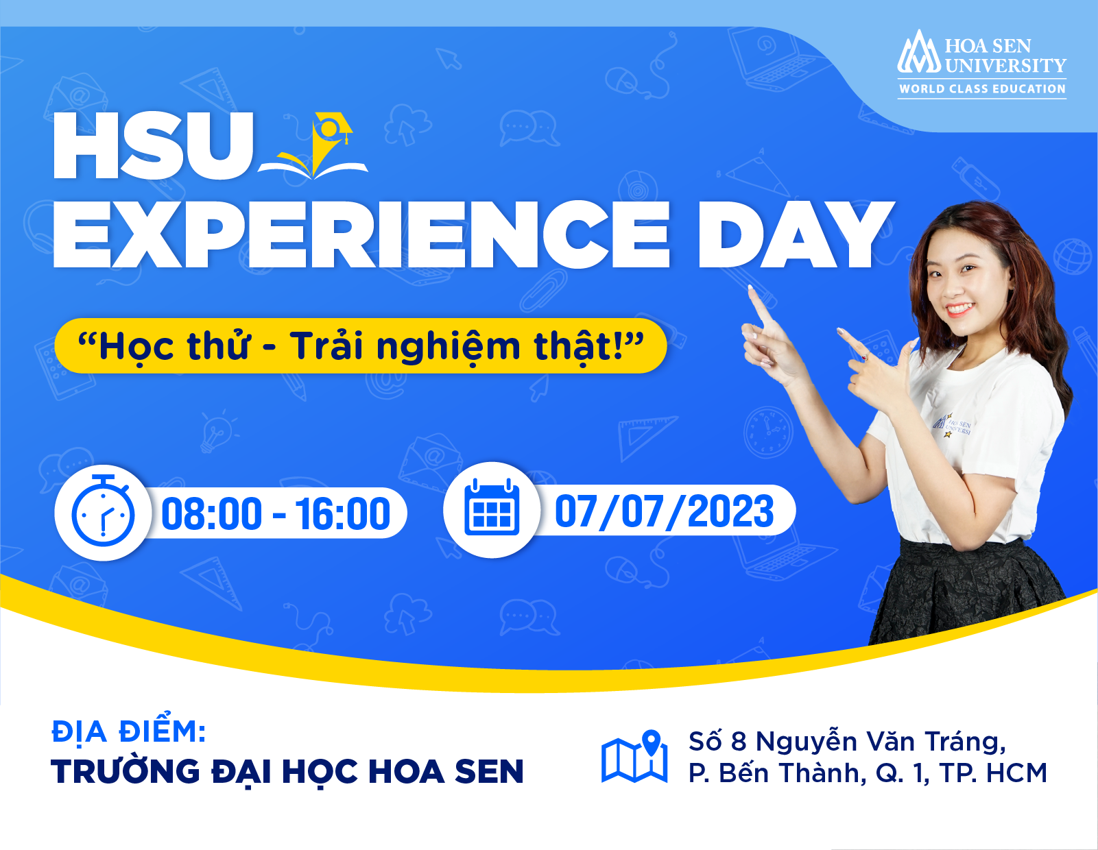 HSU Experience Day 2023 “Học thử - Trải nghiệm thật - Sự kiện