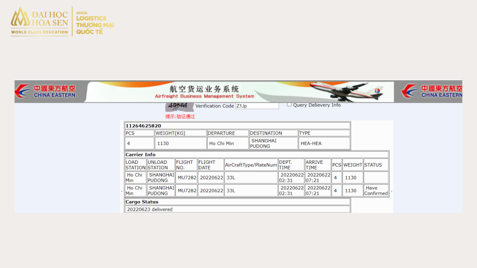 Điều kiện thương mại DAT/DAP/DDP Trong Vận Tải Hàng Không - Khoa Logistics - Thương mại quốc tế