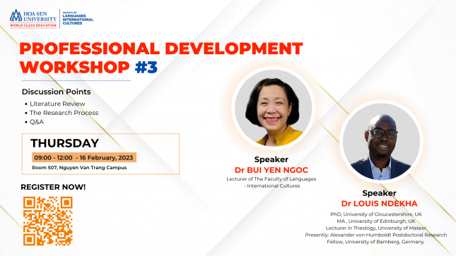 Professional Development Workshop #3 - Faculty of Languages – Psychology