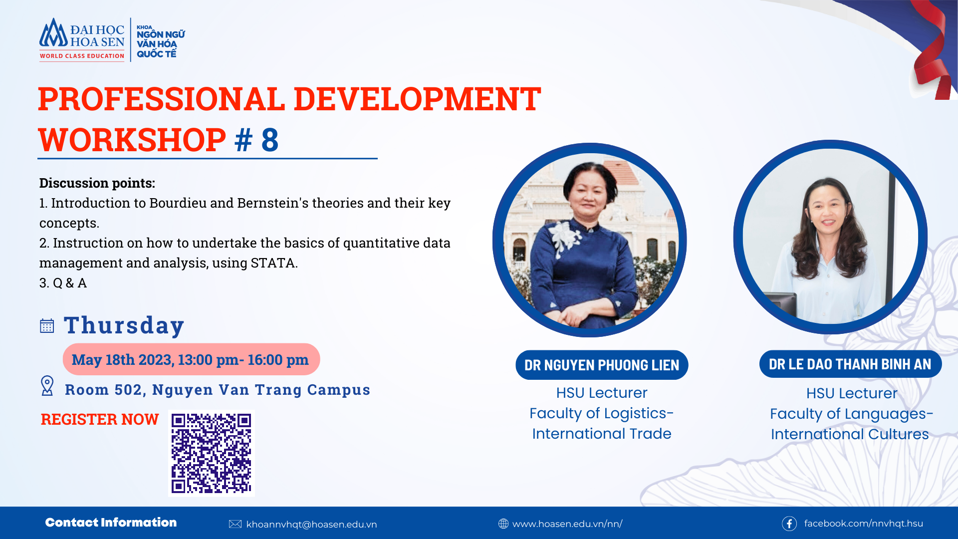 PROFESSIONAL DEVELOPMENT WORKSHOP # 8 - Faculty of Languages - International Cultures