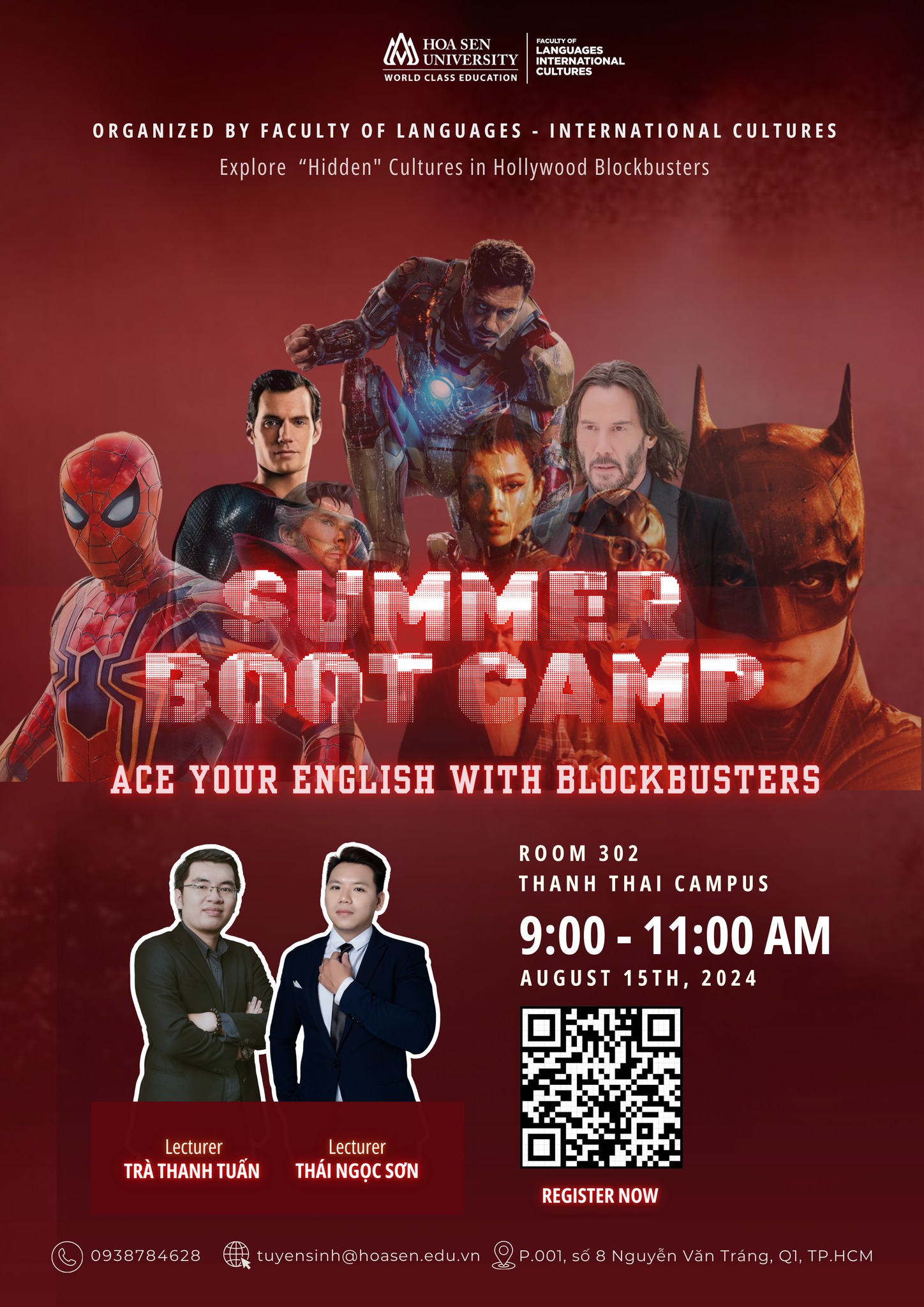 SUMMER BOOT CAMP 2024 - SESSION 2: “ACE YOUR ENGLISH WITH BLOCKBUSTERS” - Khoa Ngôn ngữ - Văn ...