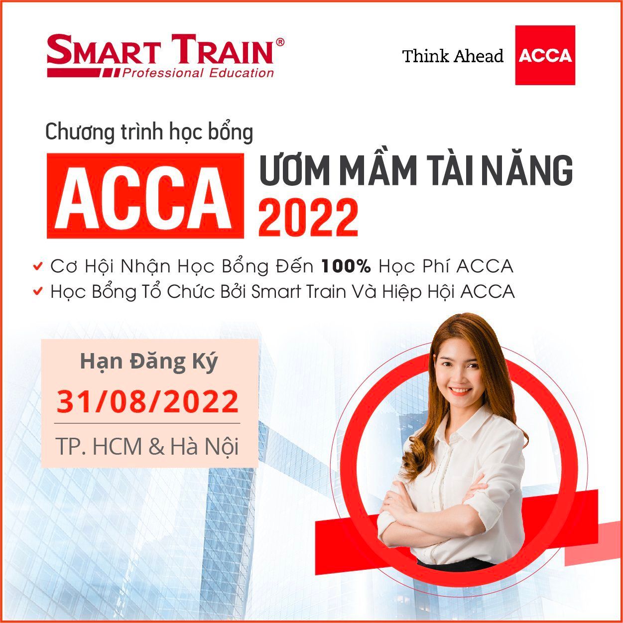 "ƯƠM MẦM ƯỚC MƠ 2022" - HỌC BỔNG ACCA - Khoa Tài chính Ngân hàng
