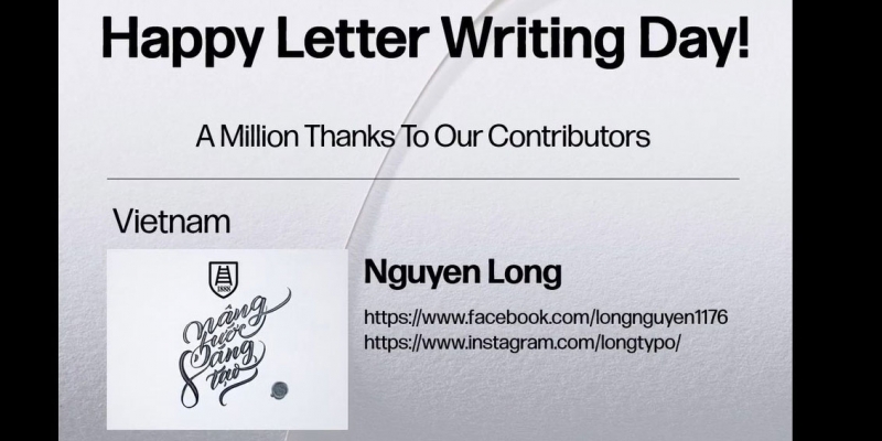 Giảng viên Khoa Thiết kế và Nghệ thuật hưởng ứng ngày World Letter ...