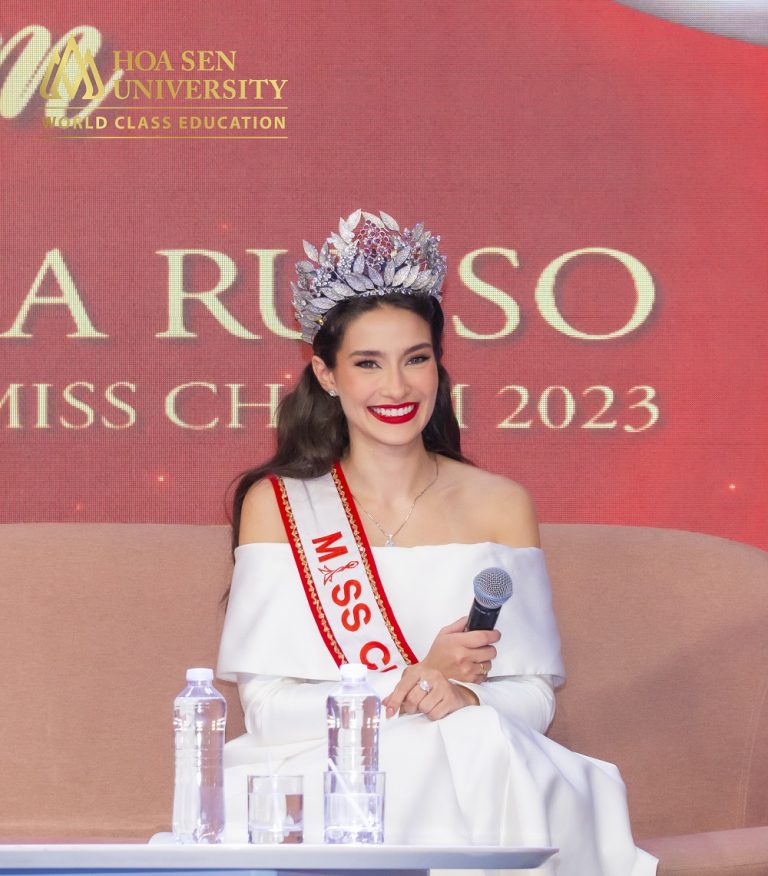 Miss Charm 2023 – Luma Russo inspiring exchange with HSU students - Đại ...